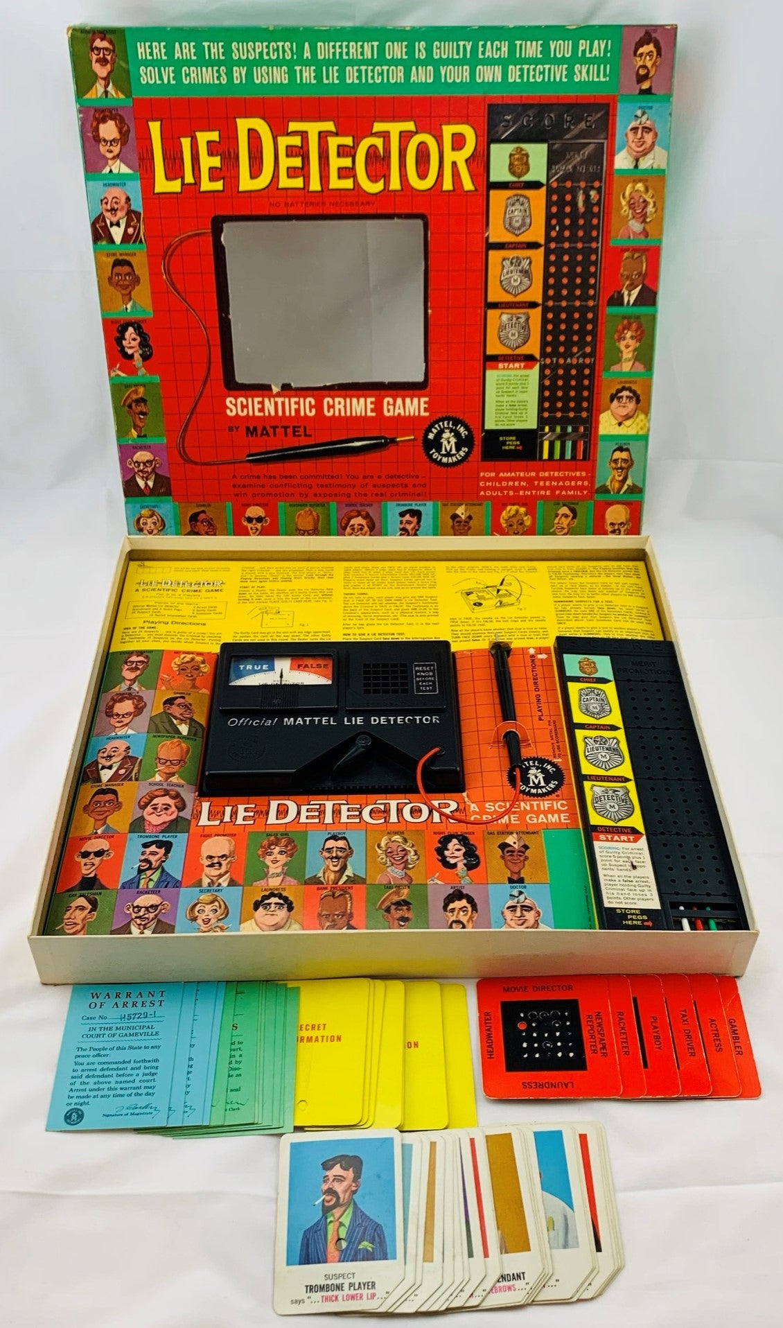 Lie Detector Game - 1960 - Mattel - Great Condition | Mandi's Attic Toys