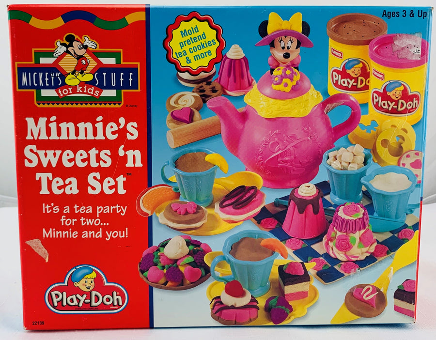 Play Doh Minnie Mouse Sweets N Tea Set - 1996 - Hasbro - Great Conditi ...