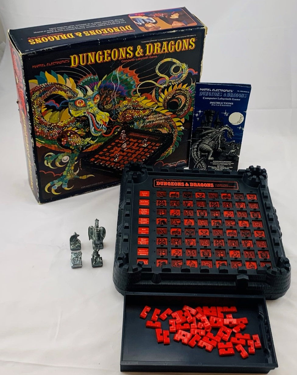 Dungeons & Dragons Computer Labyrinth Game - 1980 - Mattel - Great Con ...