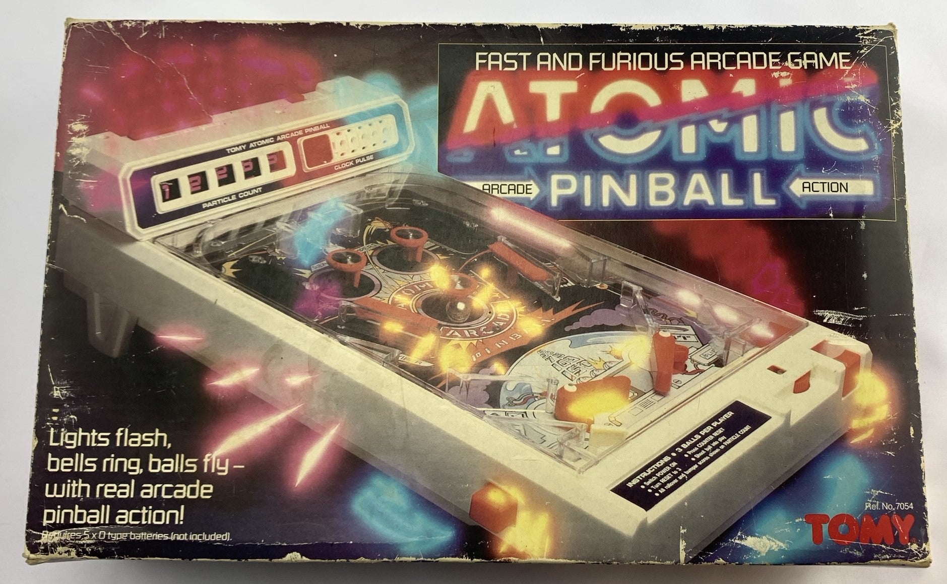 TOMY Atomic Pinball Game - 1979 - Great Condition | Mandi's Attic Toys