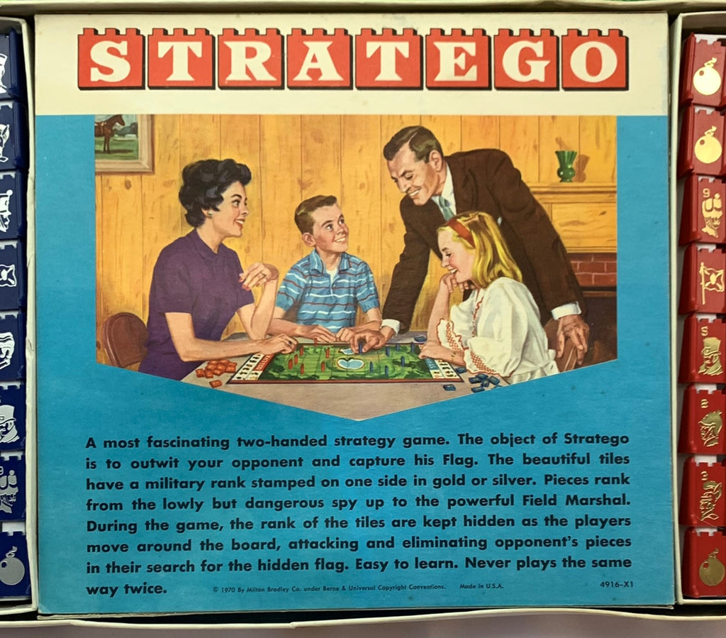 Stratego Game - 1961 - Milton Bradley - Good Condition | Mandi's Attic Toys