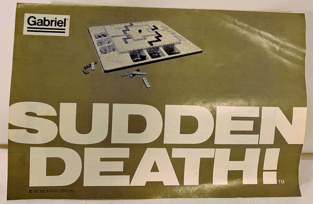 Sudden Death Game - 1978 - Gabriel - Great Condition | Mandi's Attic Toys