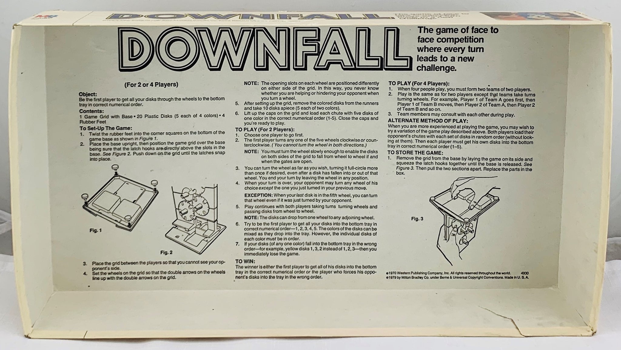 Downfall Game - 1979 - Milton Bradley - Great Condition | Mandi's Attic ...