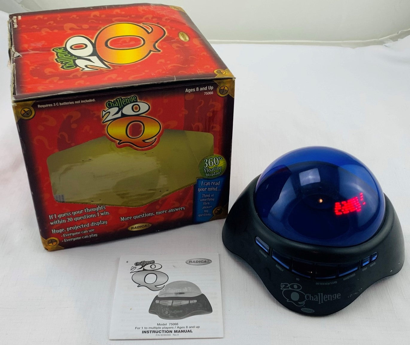 20Q Challenge 20 Questions Electronic Game - Radica - Great Condition ...