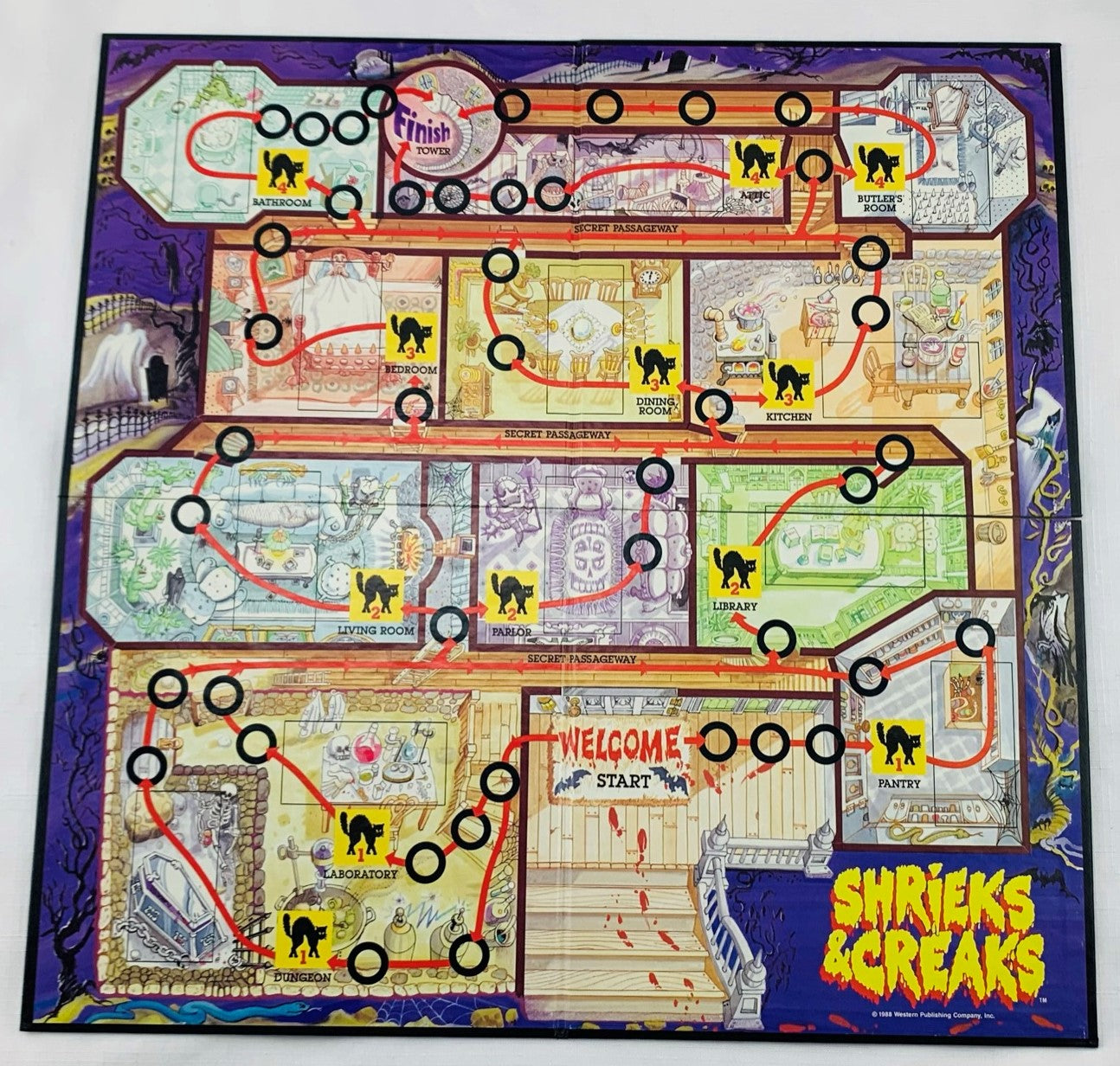 Shrieks & Creaks Game - 1988 - Golden - Great Condition | Mandi's Attic ...
