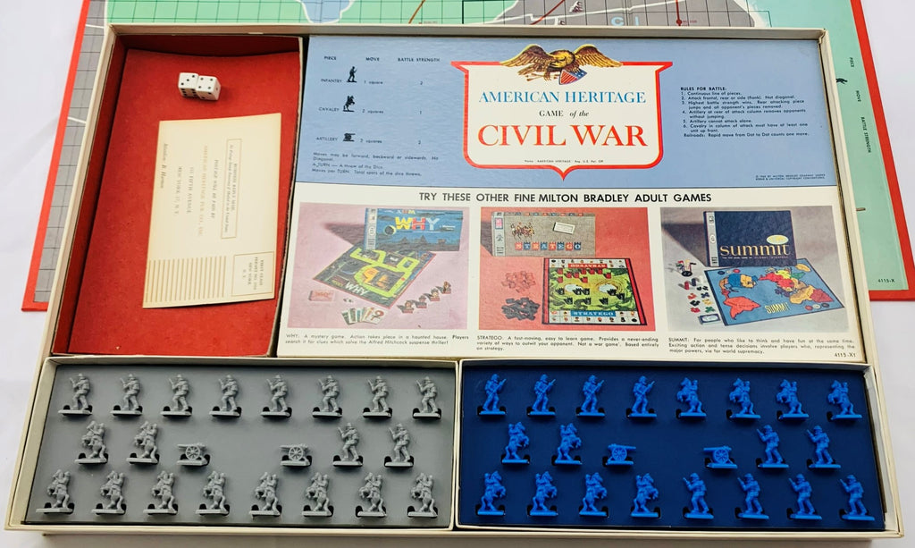 Battle Cry Civil War Game - 1961 - Milton Bradley - Great Condition ...