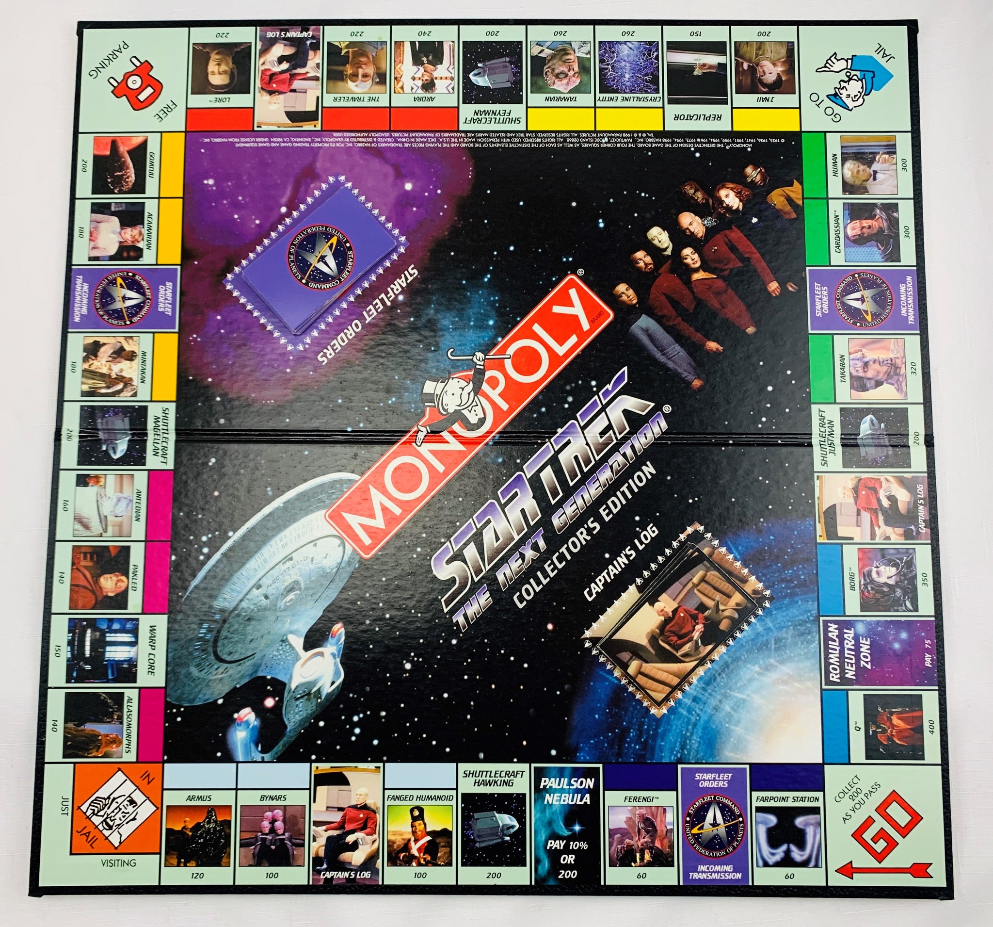 Monopoly: Star Trek The Next Generation Game - 1998 - USAopoly - Great ...