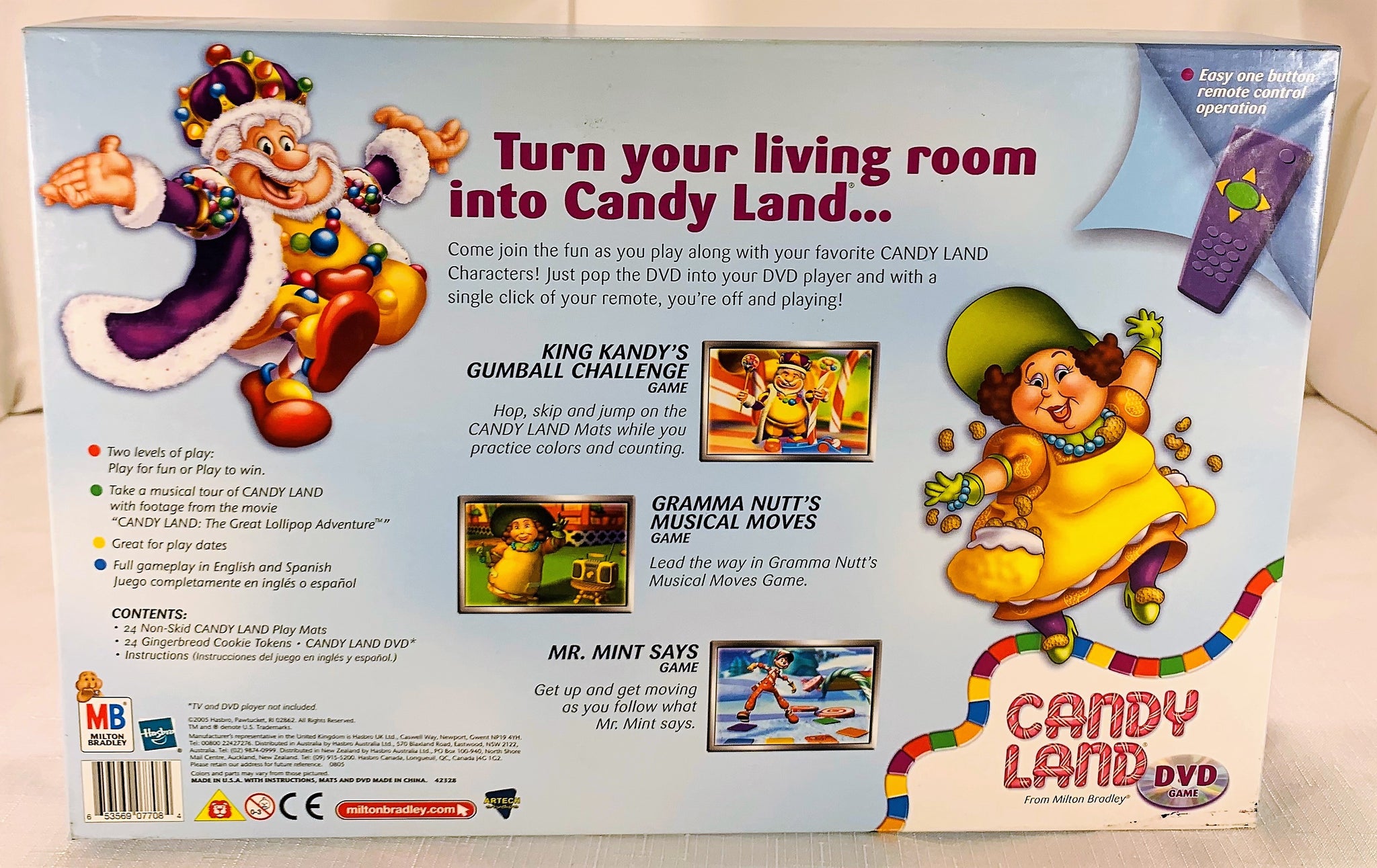 Candy Land DVD Game - 2005 - Milton Bradley - Great Condition | Mandi's ...