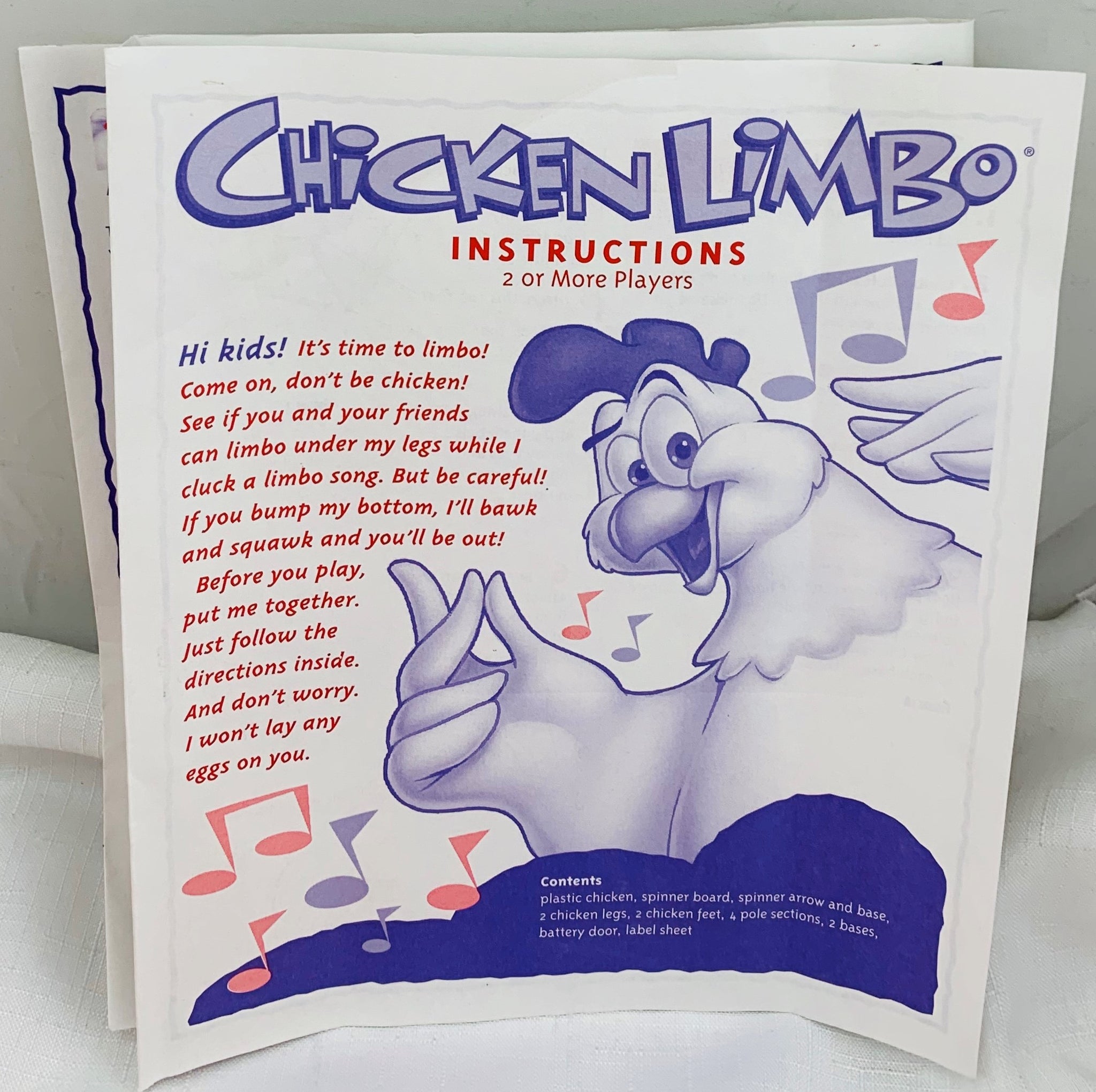 Chicken Limbo Game - 1994 - Milton Bradley - Great Condition | Mandi's ...