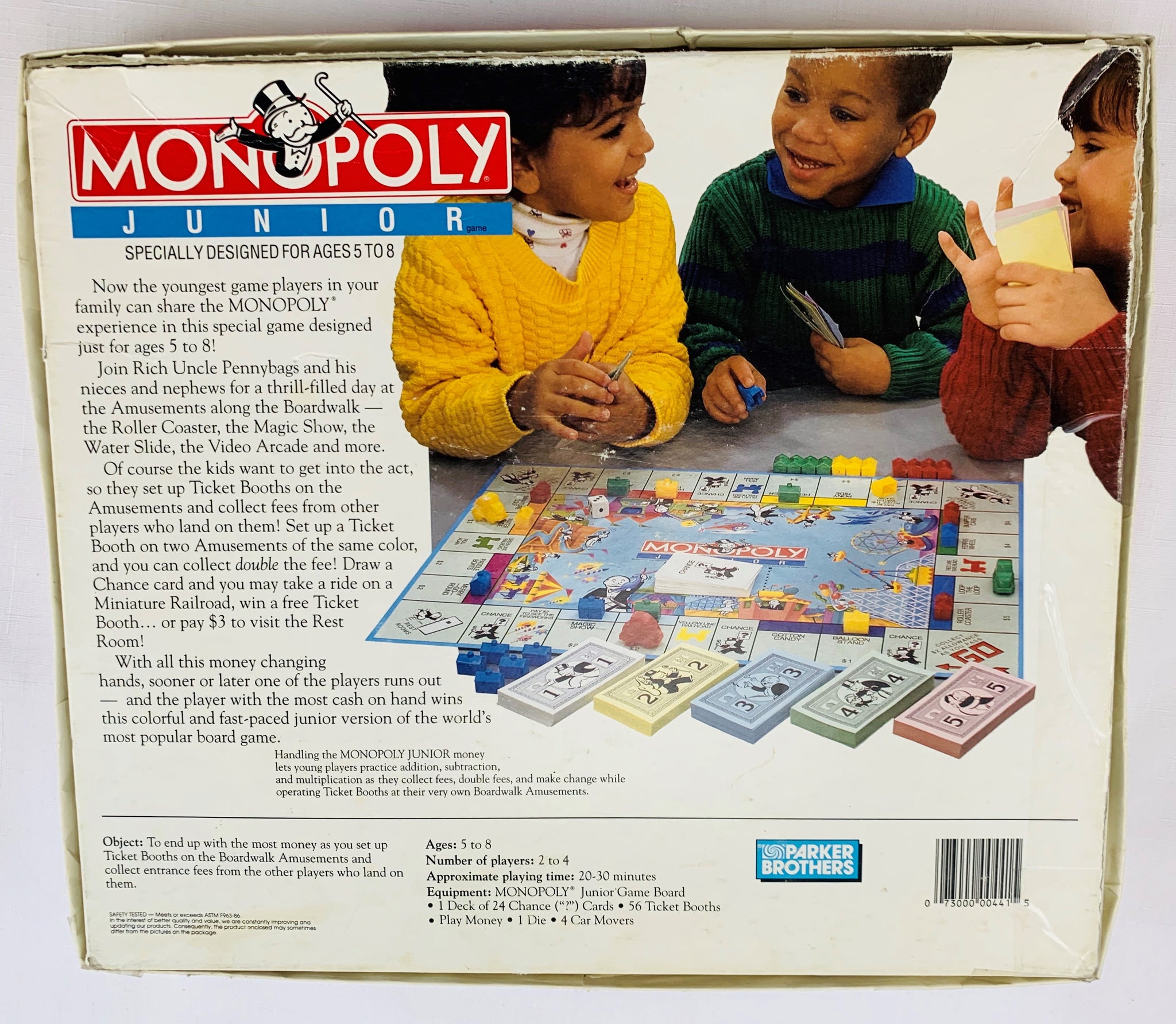 Monopoly Junior Game - 1990 - Parker Brothers - Great Condition | Mandi ...