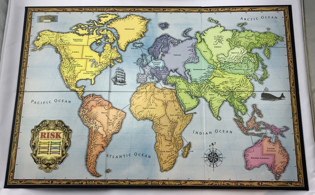 Risk 40th Anniversary Collectors Edition - 2003 - Parker Brothers - Gr ...