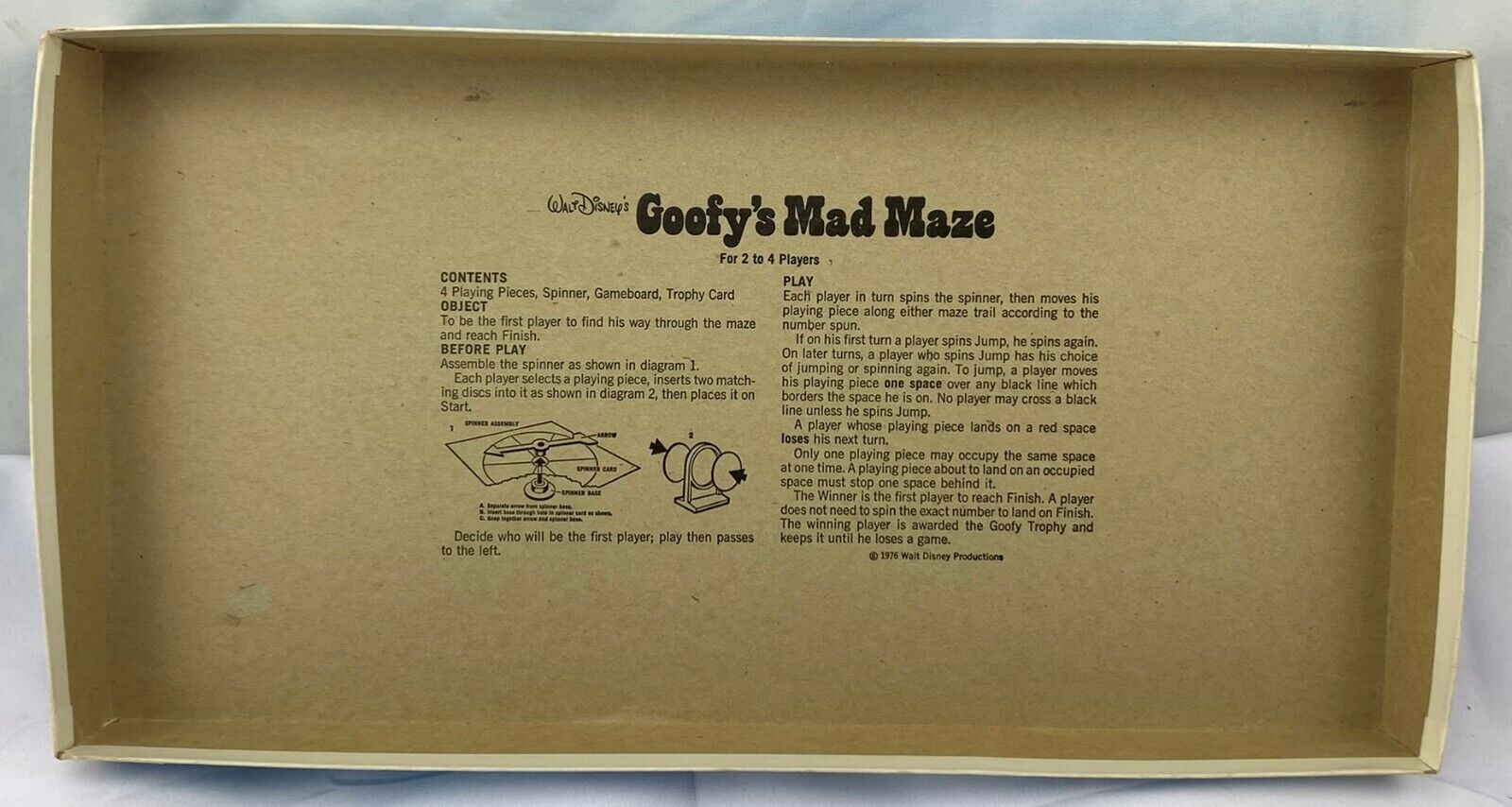Goofy's Mad Maze Game - 1976 - Whitman - Good Condition | Mandi's Attic ...